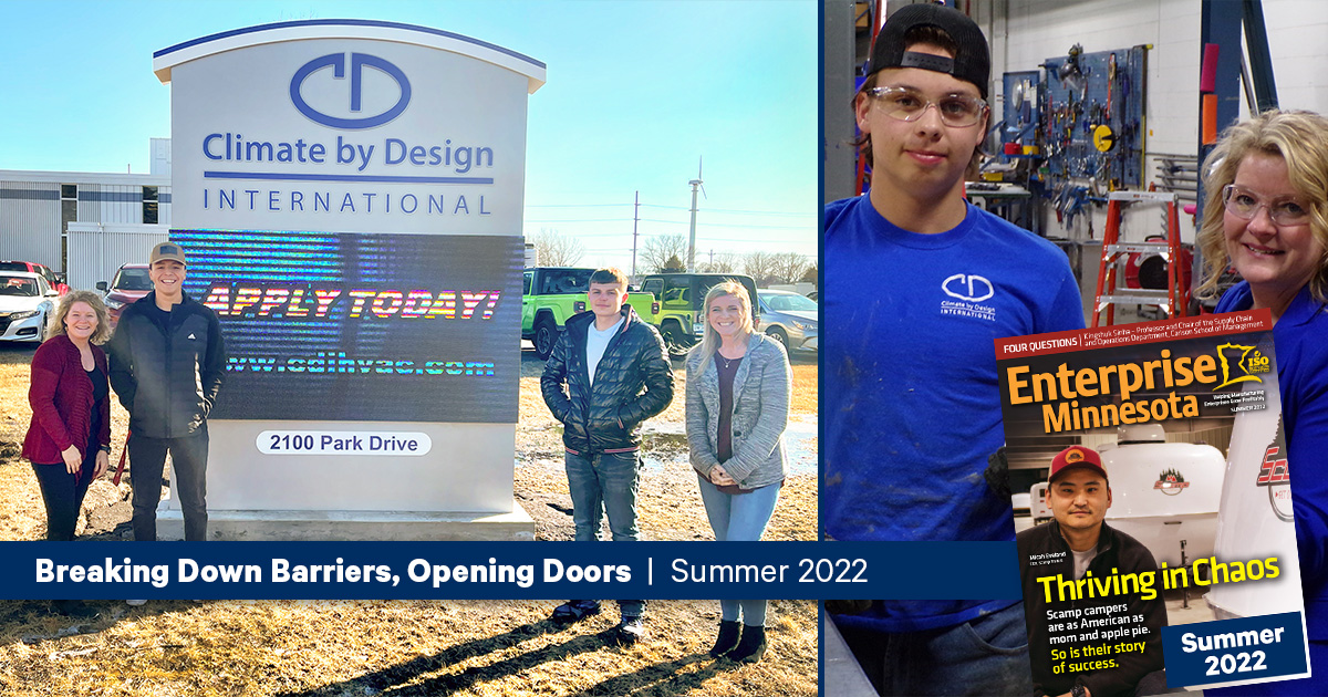 Breaking Down Barriers, Opening Doors - Enterprise Minnesota