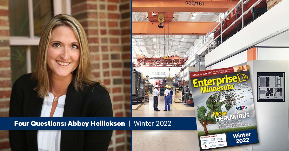 Four Questions: Abbey Hellickson - Enterprise Minnesota